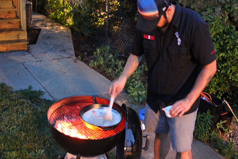 IN THE BACKYARD MAKING STREET FOOD WITH THE MANBQUE GUYS