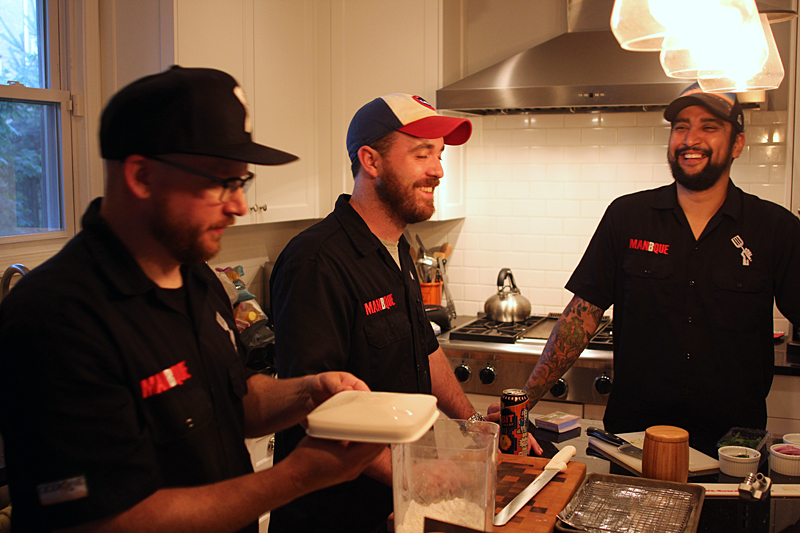 IN THE BACKYARD MAKING STREET FOOD WITH THE MANBQUE GUYS
