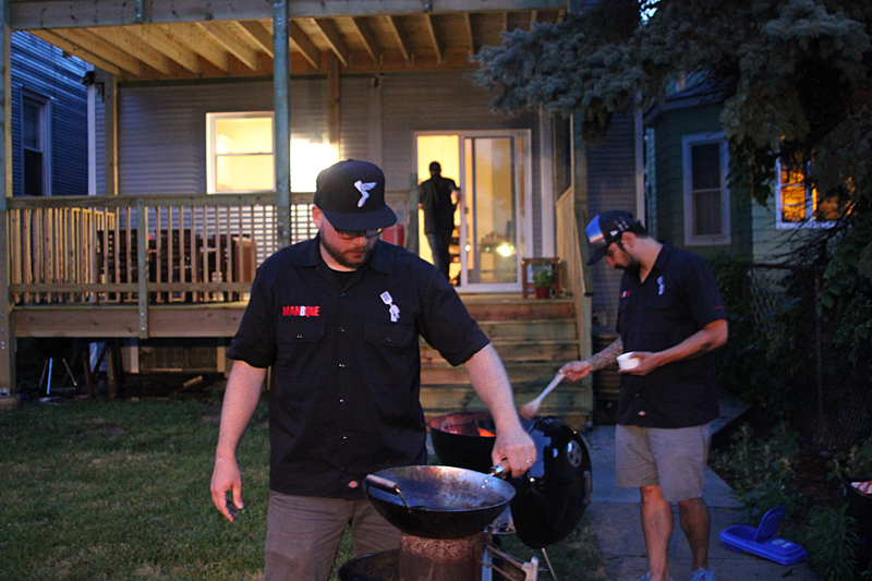 IN THE BACKYARD MAKING STREET FOOD WITH THE MANBQUE GUYS
